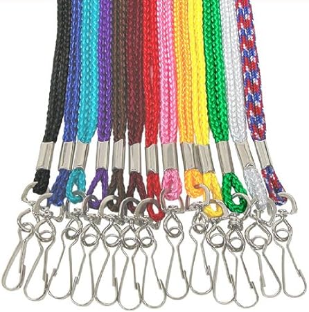 Amazon.com : Purple 36" Lanyards 1/8" Round with Swivel Hook (100/box ...