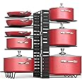 Amazon.com: Podxco Pan Organizer Rack for Cabinet, Pot Rack with 3 Diy ...