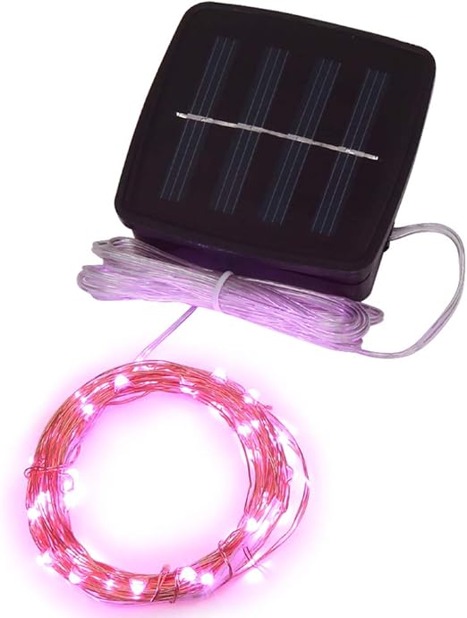 Amazon.com : Mini Solar String Lights Outdoor Short Tiny Fairy Twinkle ...