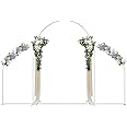Amazon.com : Metal Wedding Arch Backdrop Stand 3 Set Wedding Arch Frame ...