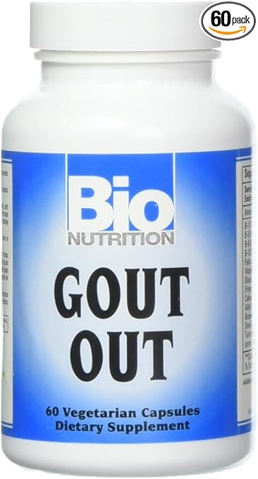 Bio Nutrition Gout Out Vegi-Caps (1-Pack of 60) - DailyNutriPlus LLC