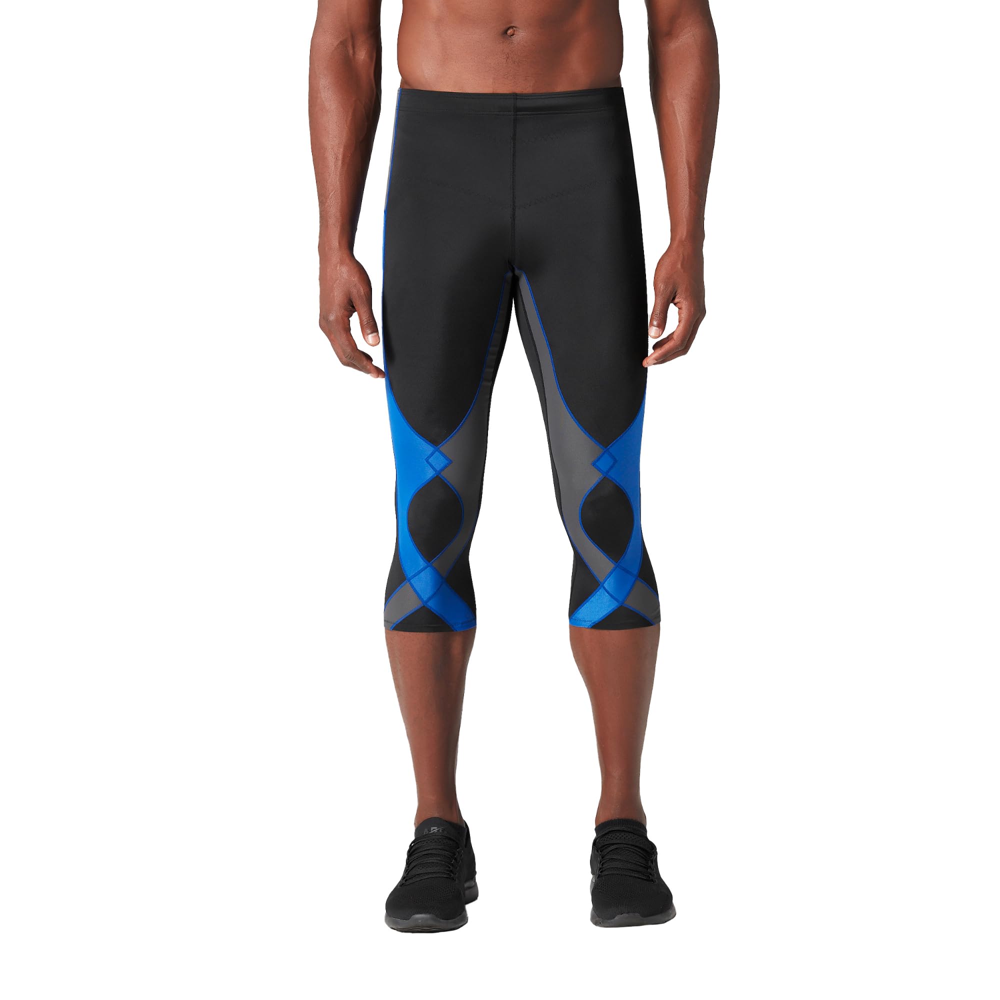 CW-X Men's Stabilyx Joint Support 3/4 Compression Tight, Capri Pants ...