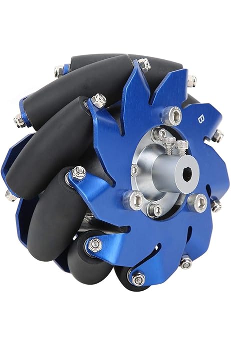 Rola Robot HERCHR 60mm Aluminum Omni Wheel - 10 Rubber Rollers For ...