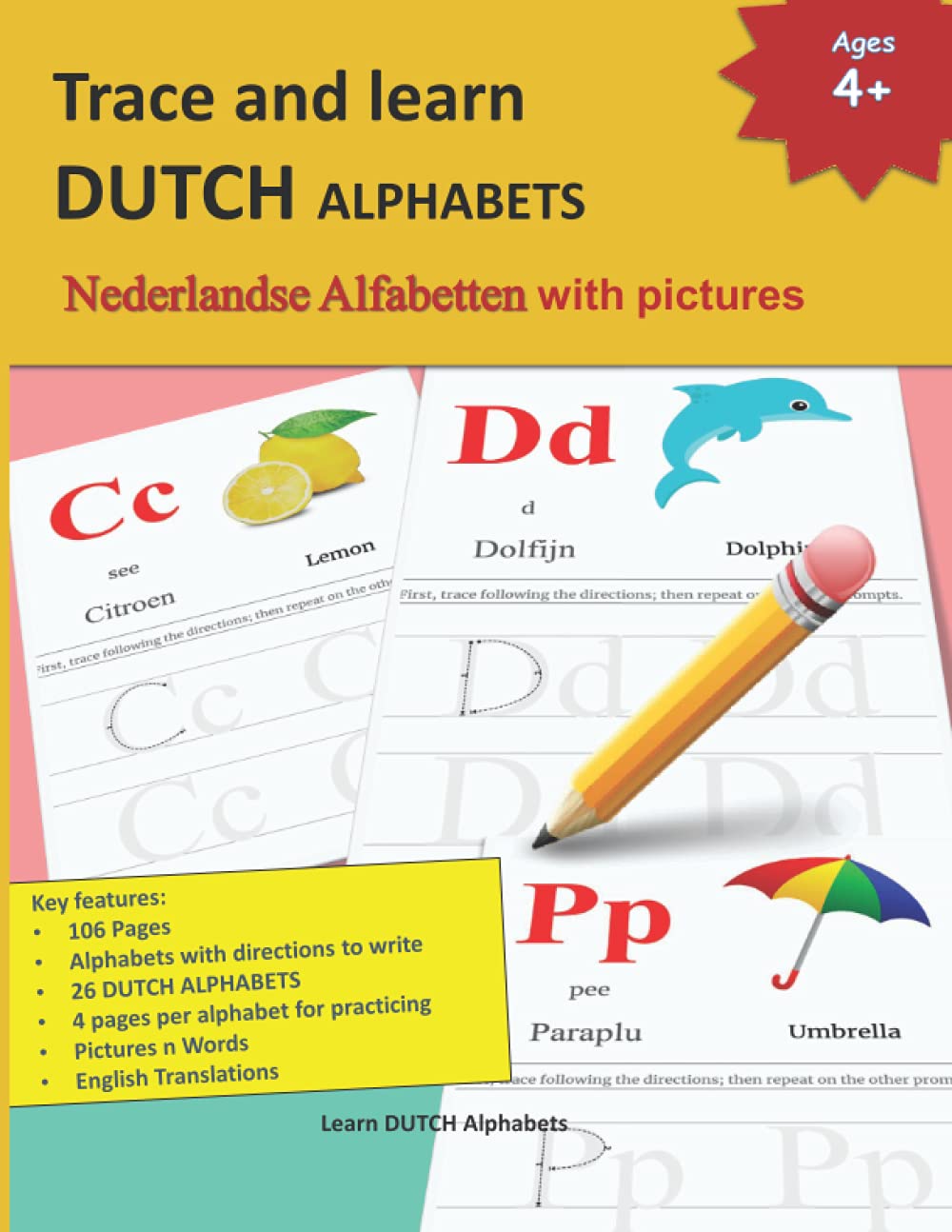 Mua Trace and learn DUTCH ALPHABETS: Nederlandse Alfabetten with ...