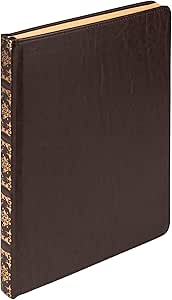 Amazon.com : Samsill Vintage Hardcover Notebook, Large PU Leather ...