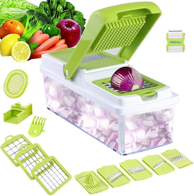 Mandoline 11 en 1 Multifonction Professionnelle Couper les Legumes ...