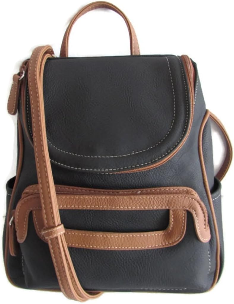 MultiSac Handbags Women's Major Sierra Convertible Crossbody (Black ...