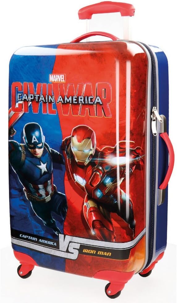 Marvel Avengers Suitcase ABS Trolley, 67 cm, 33 Liters, Multicolour ...