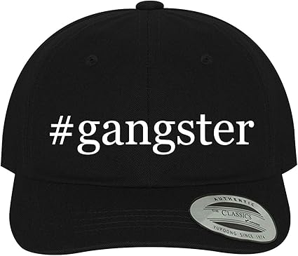 #Gangster - Hashtag Soft Black Dad Hat Baseball Cap, One Size at Amazon ...
