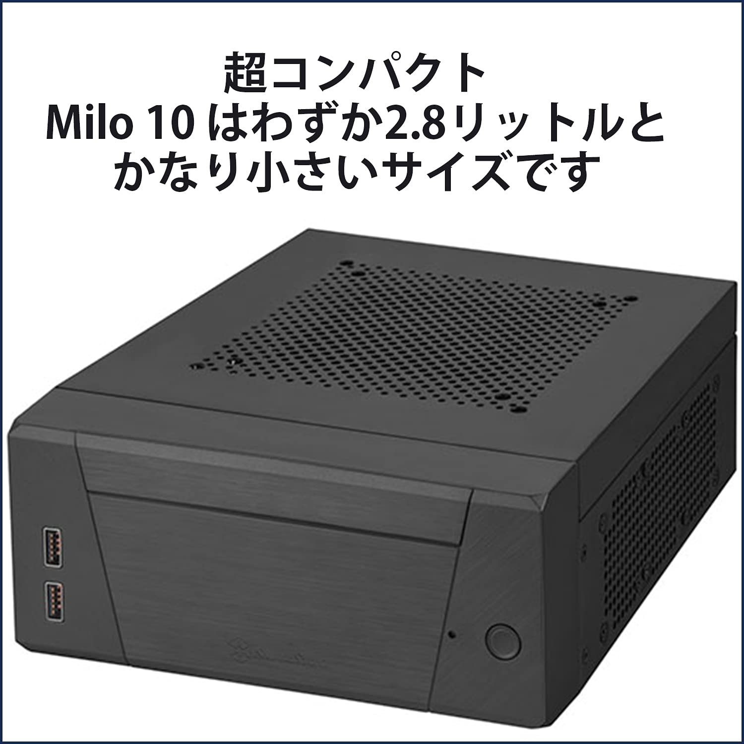 Mua Silver Stone Milo Series Compact Case Mini-ITX Case SST-ML10B trên ...