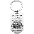 Amazon.com: To My Grandson Keychain from Grandma to Grandson Gift ...