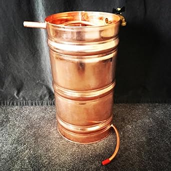 InCider Trading 4 Gallon Copper Moonshine Still Condenser (Chiller/Worm ...