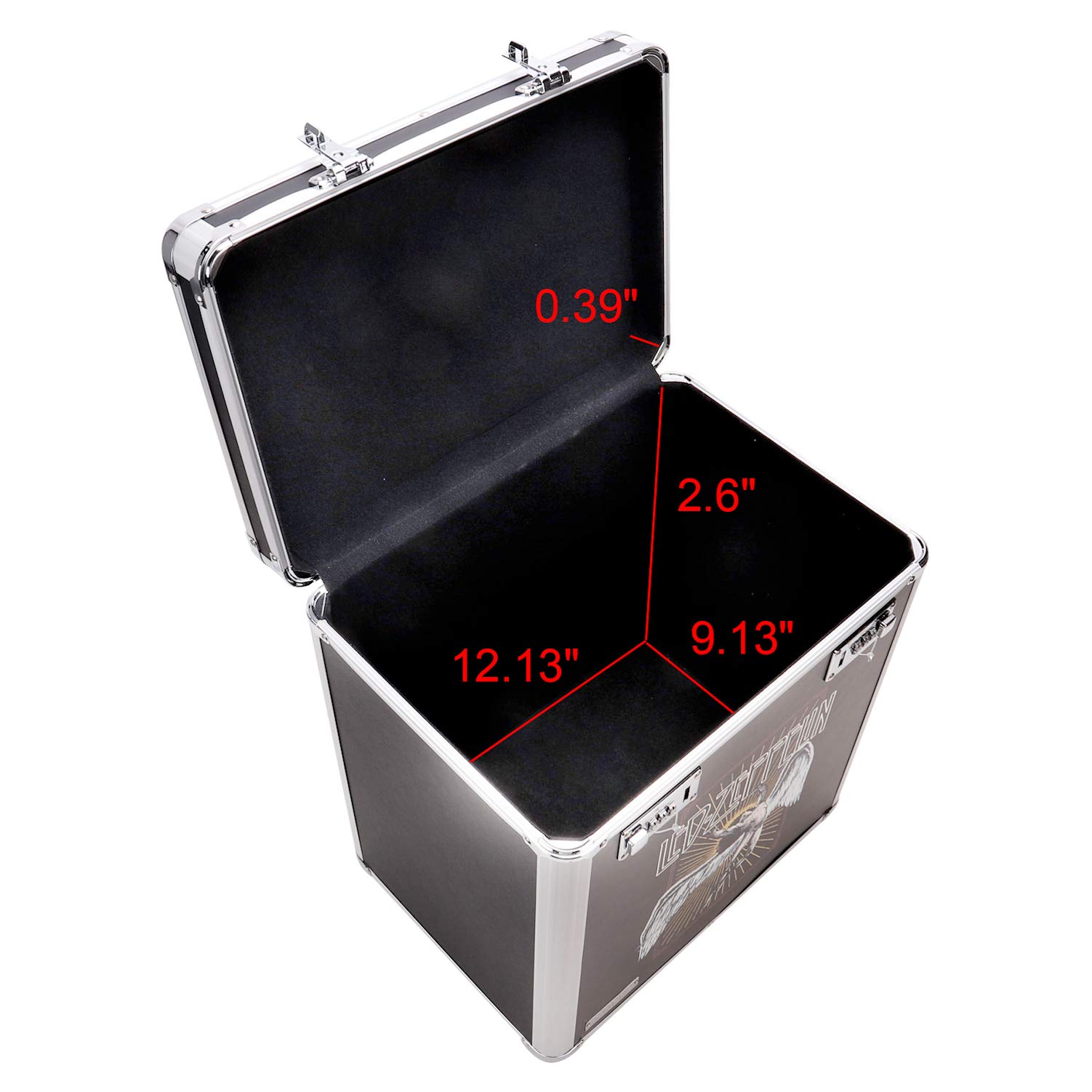 Mua Vaultz Vinyl Record Storage Box - Locking 50 Album Holder ...