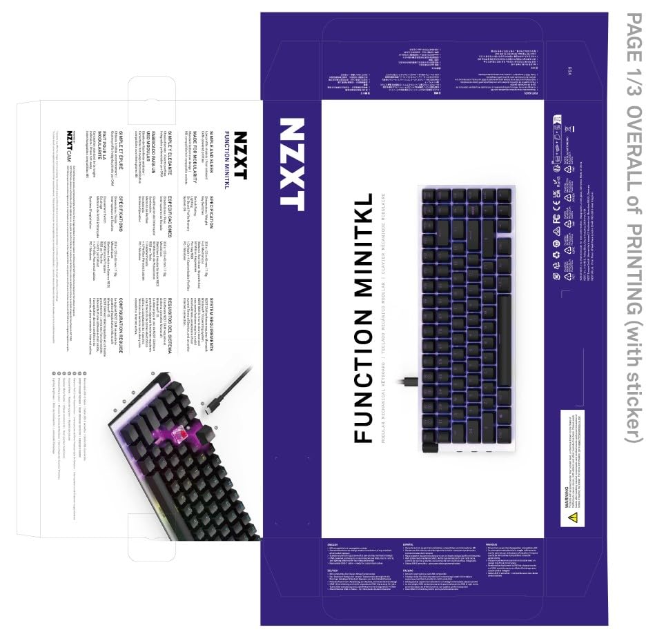 Mua NZXT Function 2022 Mini TKL Mechanical PC Gaming Keyboard ...
