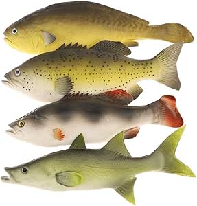 Amazon.com: Gresorth 4 PCS Fake Fish Ornament Artificial Food Model ...