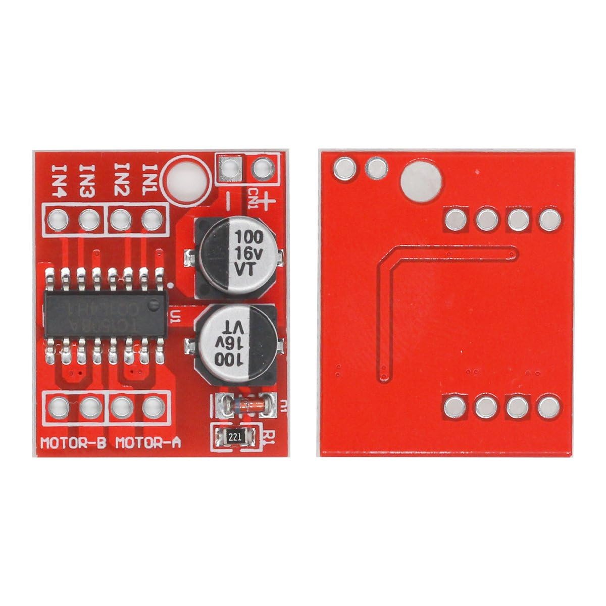6PCS L298N Mini DC Motor Driver Module 1.5A 2-Way PWM Speed Control ...