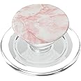 Amazon.com: Pink Marble Pop Socket for Phone PopSockets Marble Pink ...