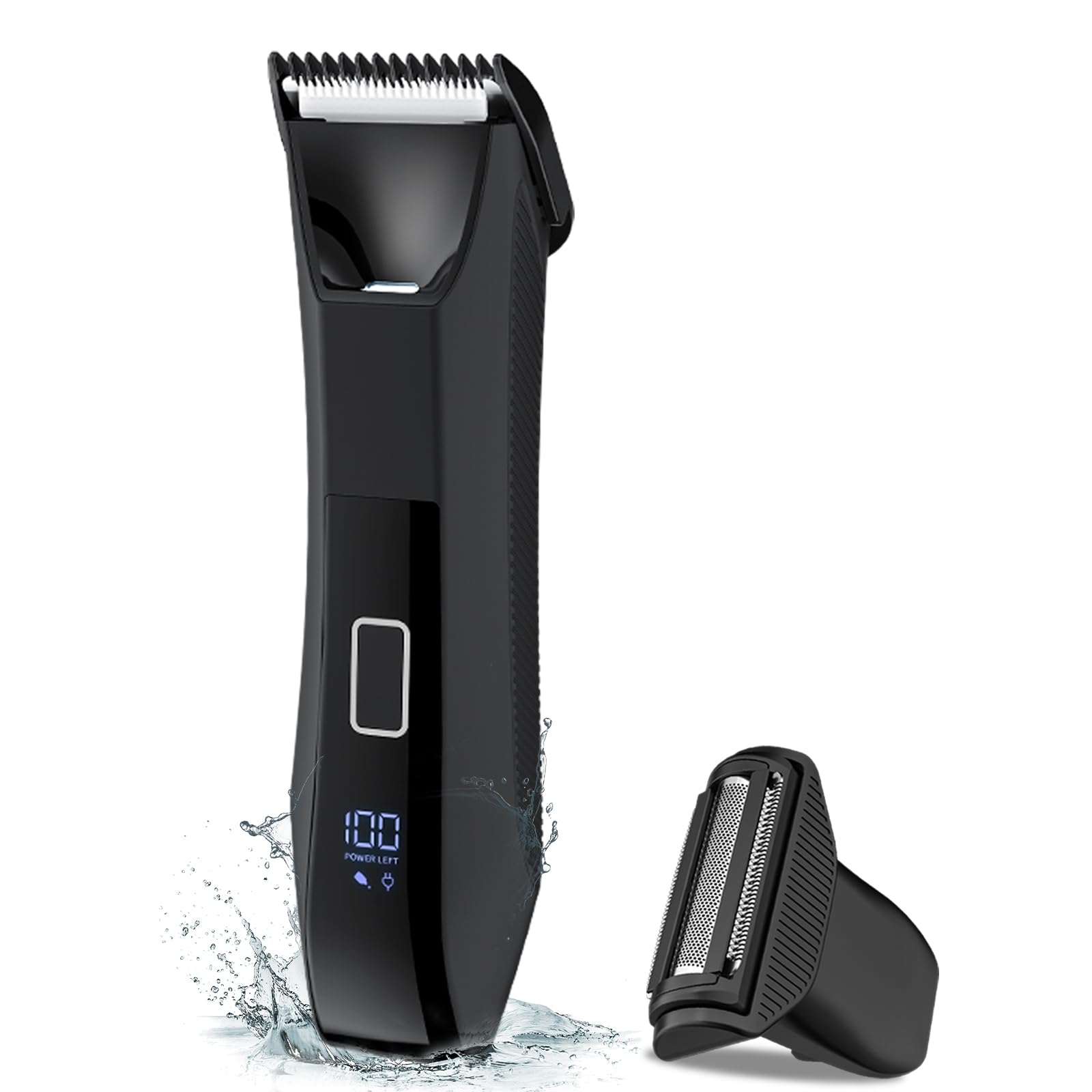 Zesuti 2-in-1 Manscape Trimmer for Men,Body & Groin Hair Trimmer for ...