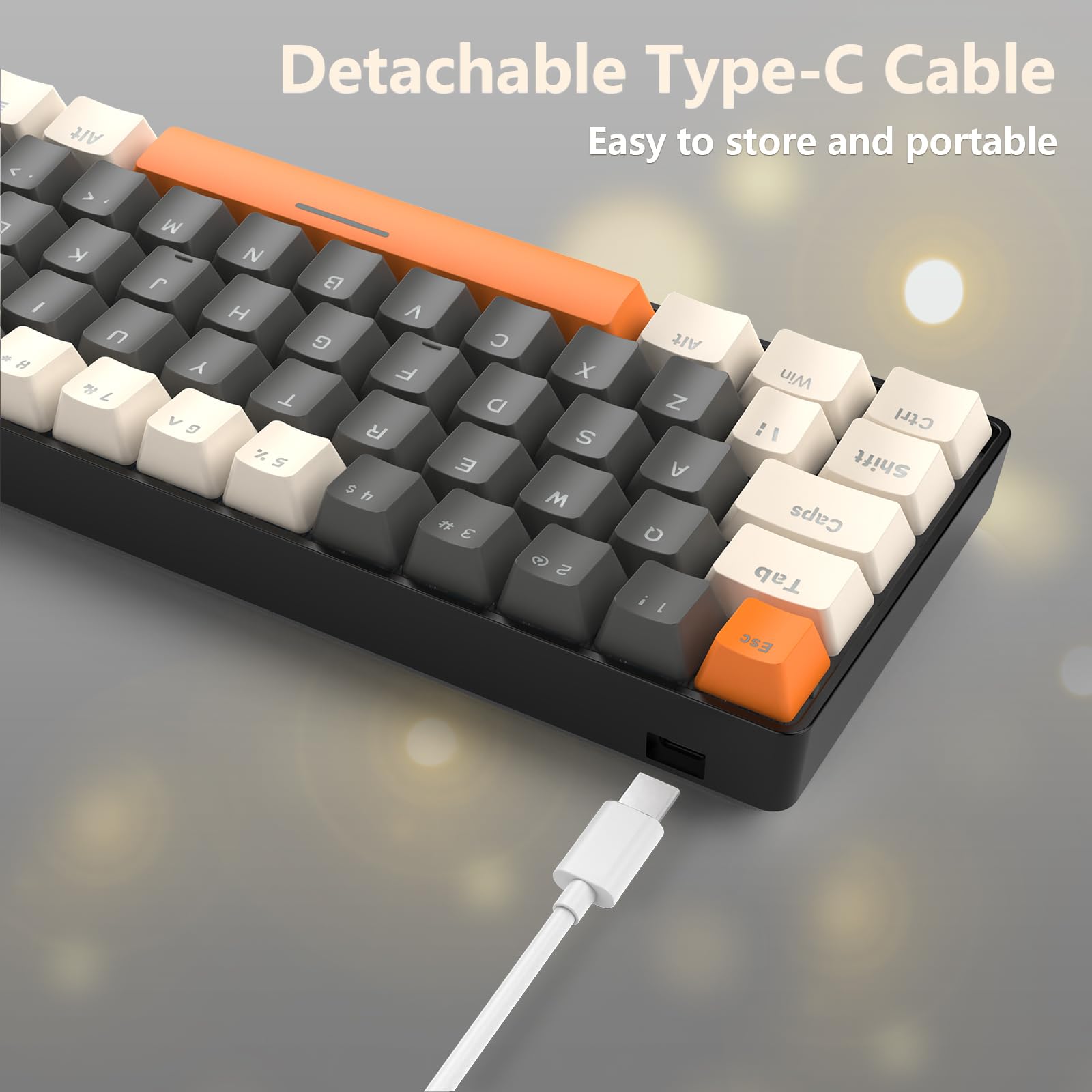 Mua RK-T60 Wired 60% TKL Mechanical Gaming Keyboard Led Rainbow ...