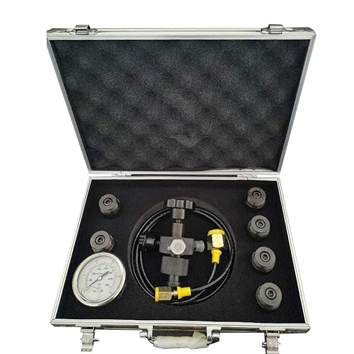 Hydraulic Nitrogen Accumulator Gas Charging System Pressure Test Kit ...