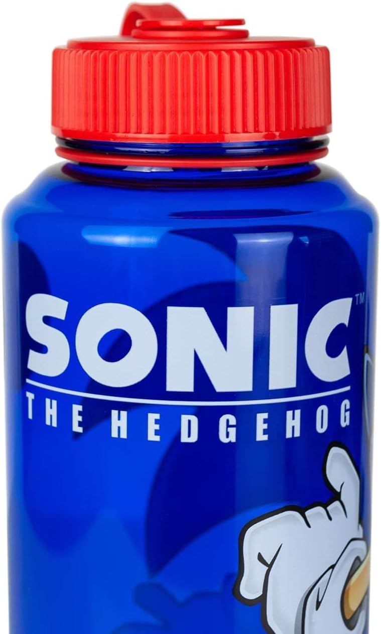 Sonic The Hedgehog 32oz Plastic Water Bottle – BigaMart
