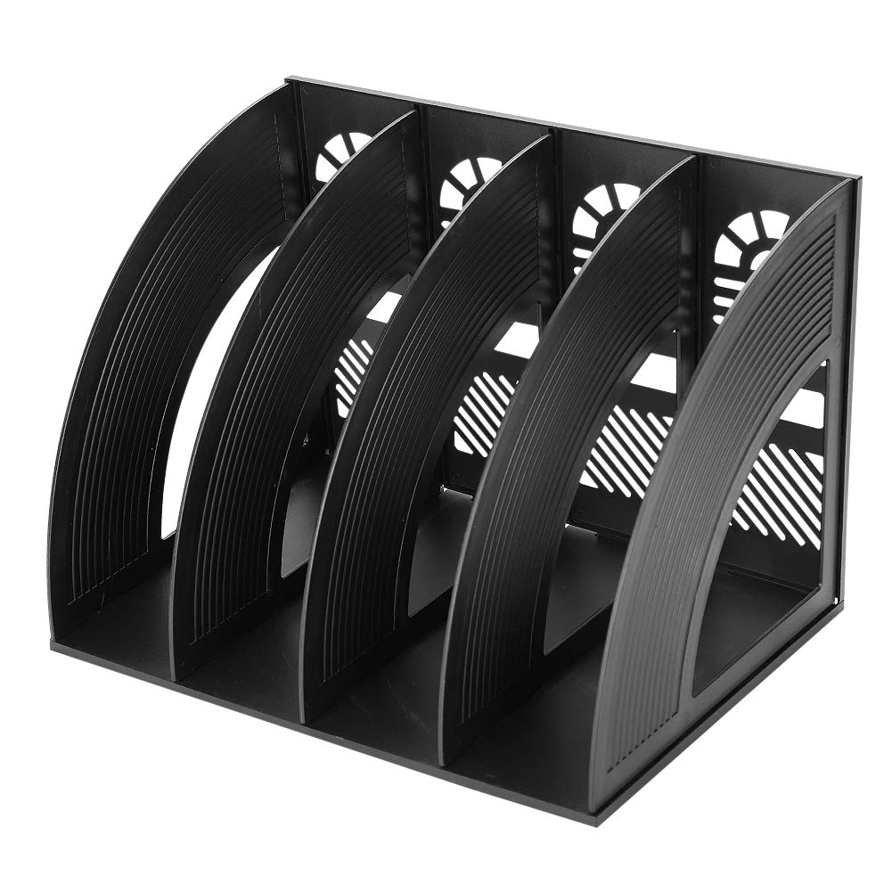 Desk File Organiser File Rack Holder Magazine Plastic Folder 4 ...