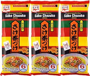 Amazon.com : Sake Chazuke (Rice Soup Seasoning Salmon Flavore) - 1.16oz ...