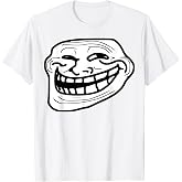 Amazon.com: Troll Face Meme Funny Dank Meme Troll Face T-Shirt ...