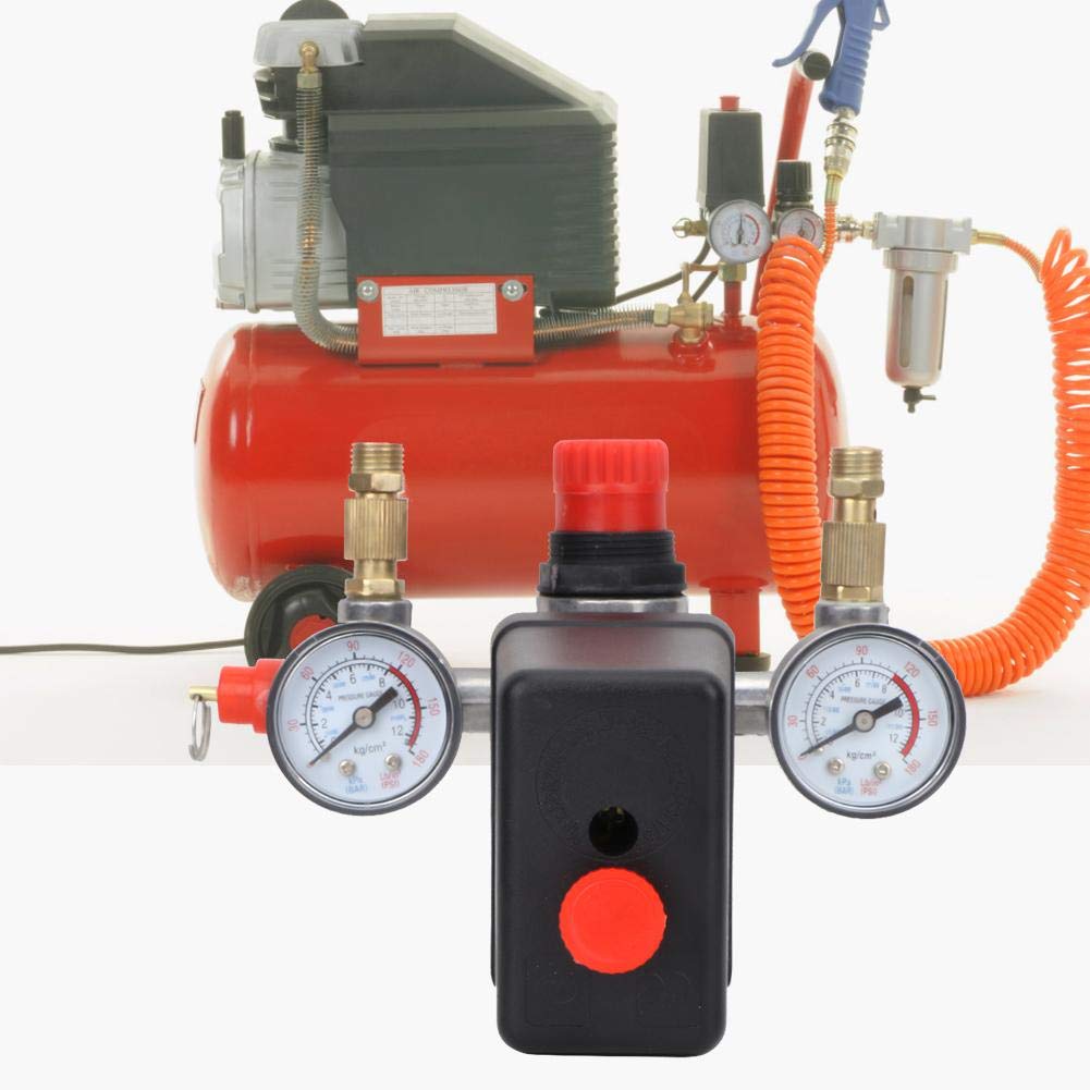 220V 90-120 PSI Air Compressor Pressure Control Switch with Pressure ...