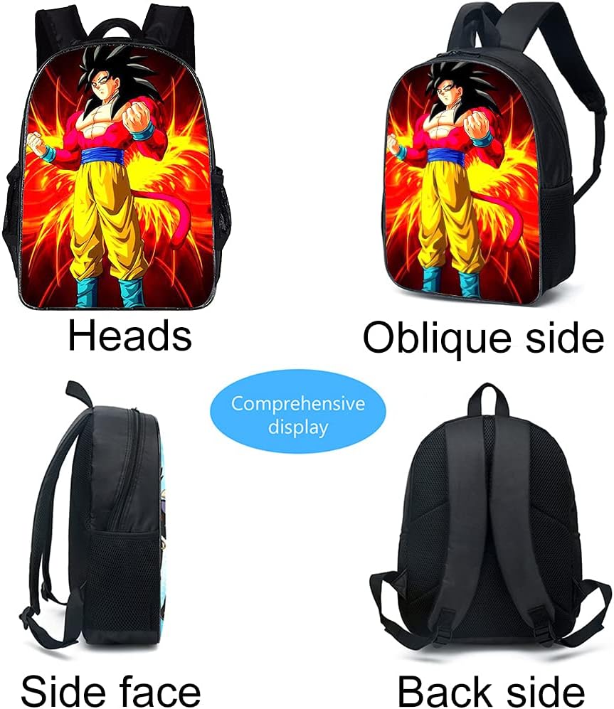 Dragon Ball Backpacks Kids School Backpack Goku School Bag Dragon Ball ...