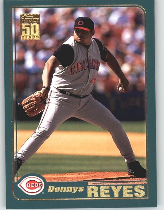 Amazon.com: 2001 Topps #118 Dennys Reyes - Cincinnati Reds (Baseball ...
