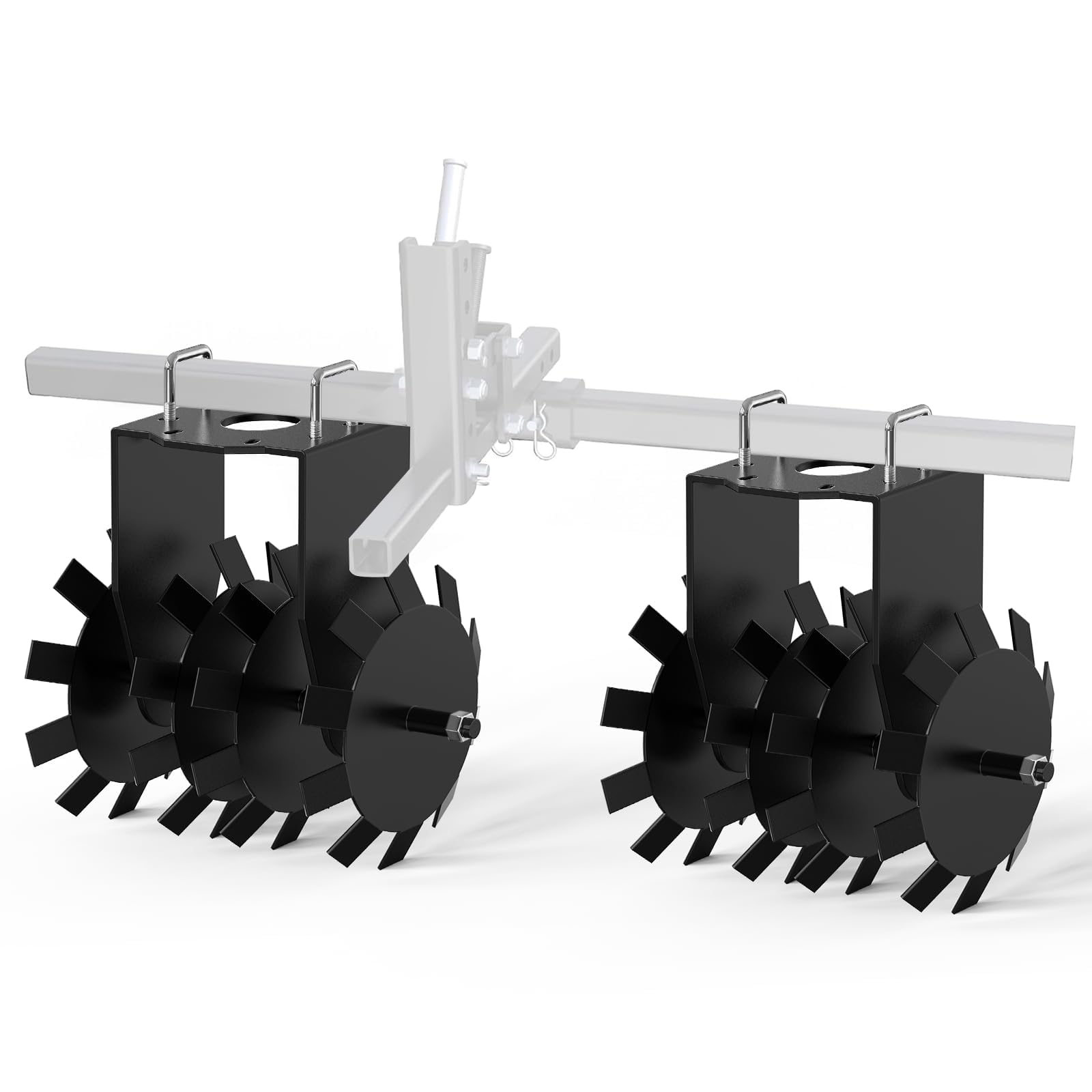 32" Heavy Duty Disc Harrow,ATV/UTV Towed Disc Plow Harrow with General ...