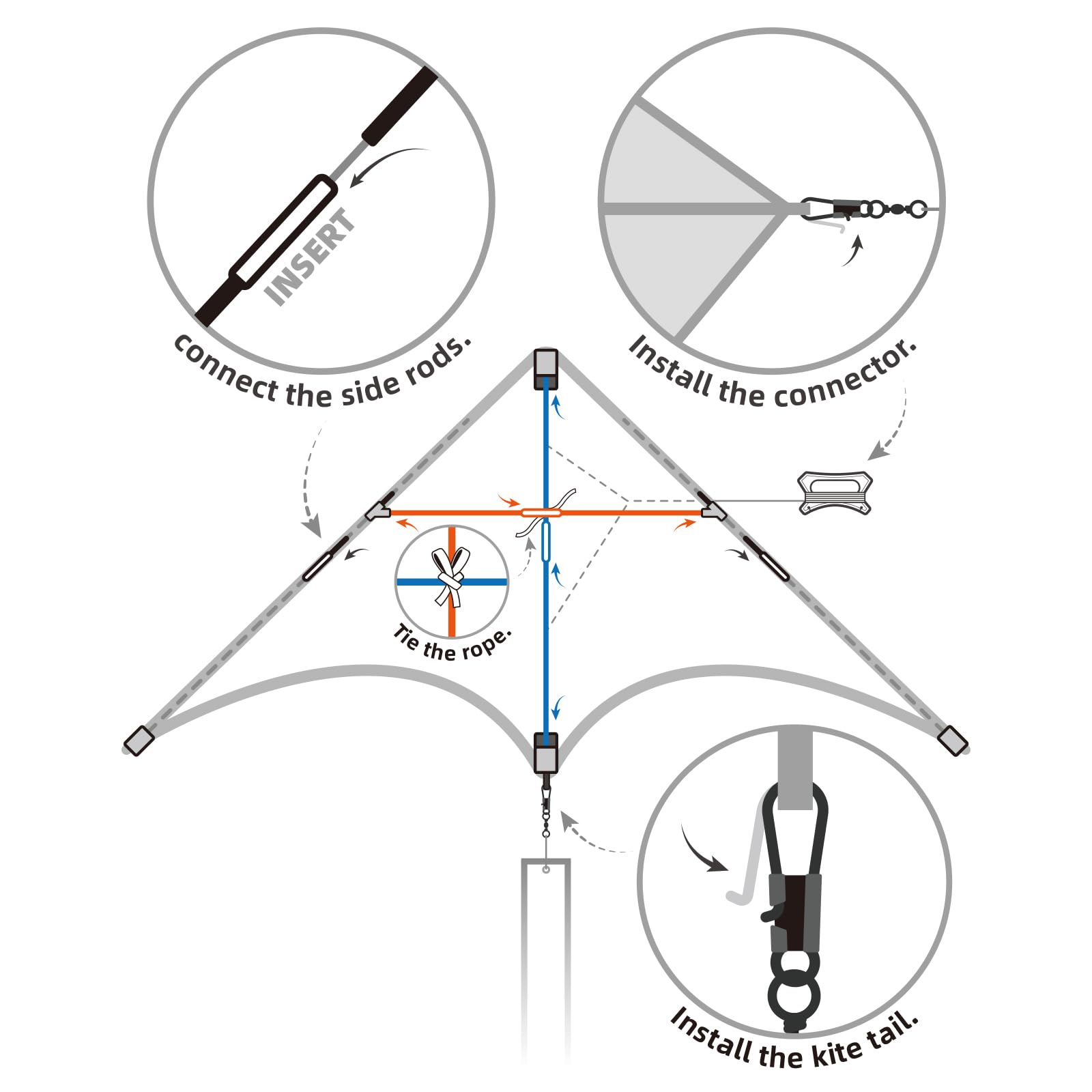 Mua SGftre Red Large Delta Kite for Kids & Adults Easy to Fly，Outdoor ...