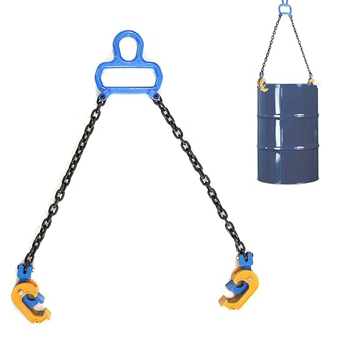IRONWALLS Chain Drum Lifter with 1T/ 2204LBS Capacity, Upgraded Lifting ...
