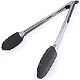 Amazon.com: 12" Kitchen Tongs (INCREDIBLY DURABLE STAINLESS STEEL ...