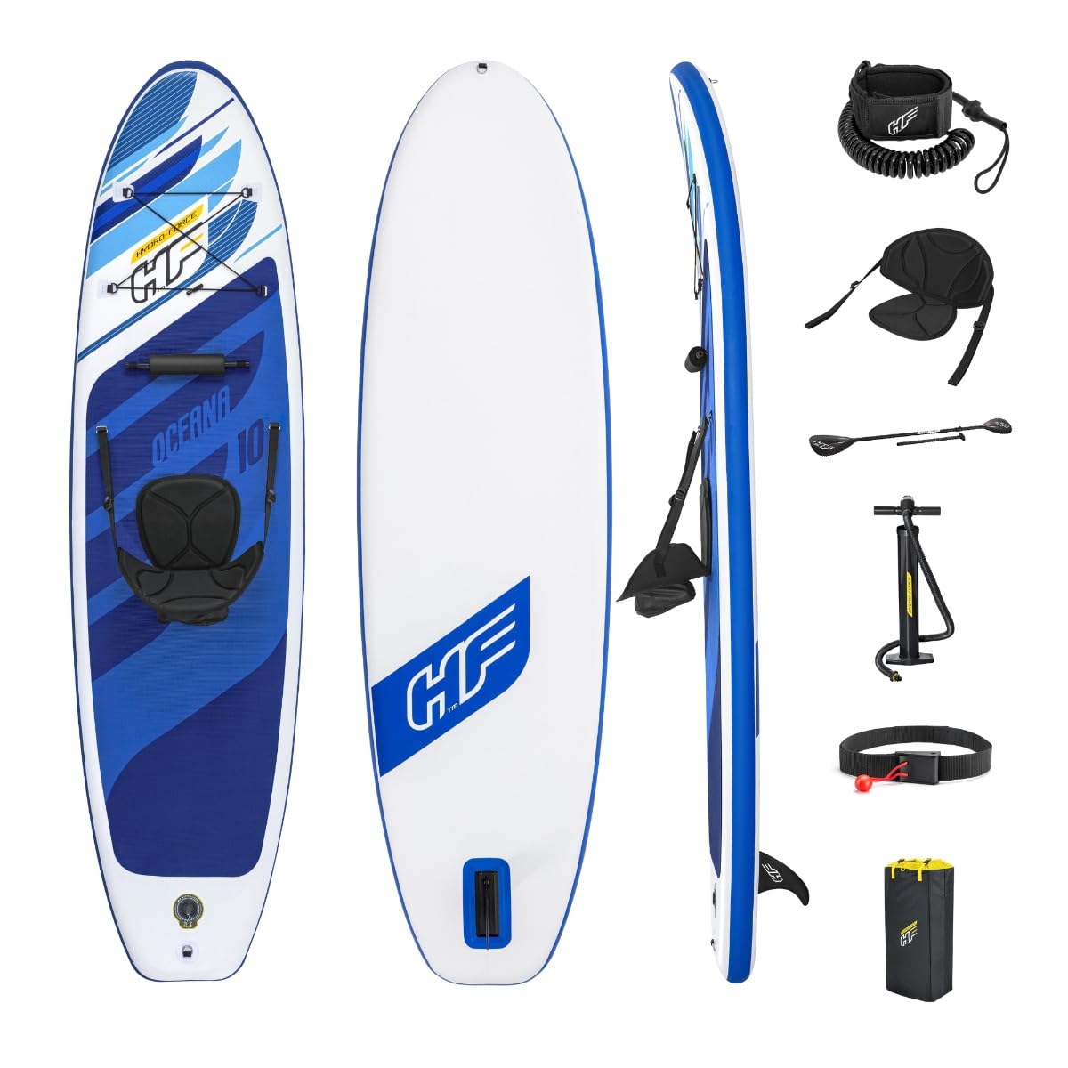 Bestway Hydro-Force SUP, Inflatable Stand Up Paddle Board, Complete Set ...