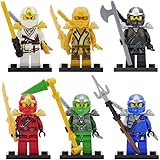 Lloyd ZX (Green Ninja) with Dual Gold Swords - LEGO Ninjago Minifigure ...