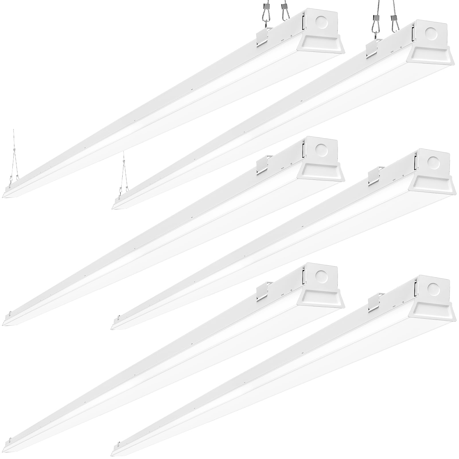 ANTLUX 8FT LED Shop Light Fixture, 110W LED Strip Light, 12200 LM ...