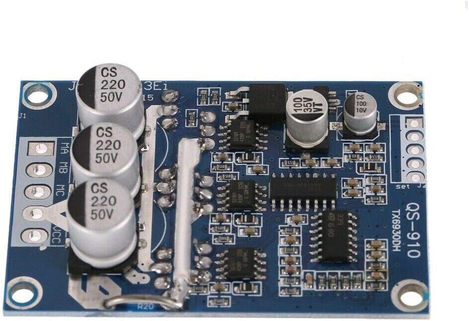 TECNOIOT DC 12V-36V 500W PWM Brushless Motor Controller Balanced BLDC ...