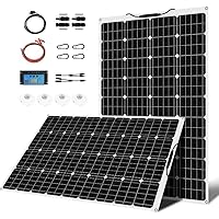 Amazon.com : Xue-shelf 800W Solar Panel kit 2pcs 400W PET Flexible Portable Mono Battery Charger ...