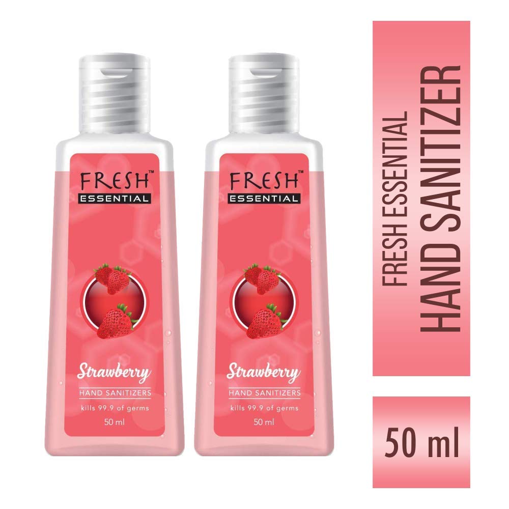 Fresh Essential Hand Sanitizer - Strawberry, 50 ml (Pack of 2) RS 50 at ...