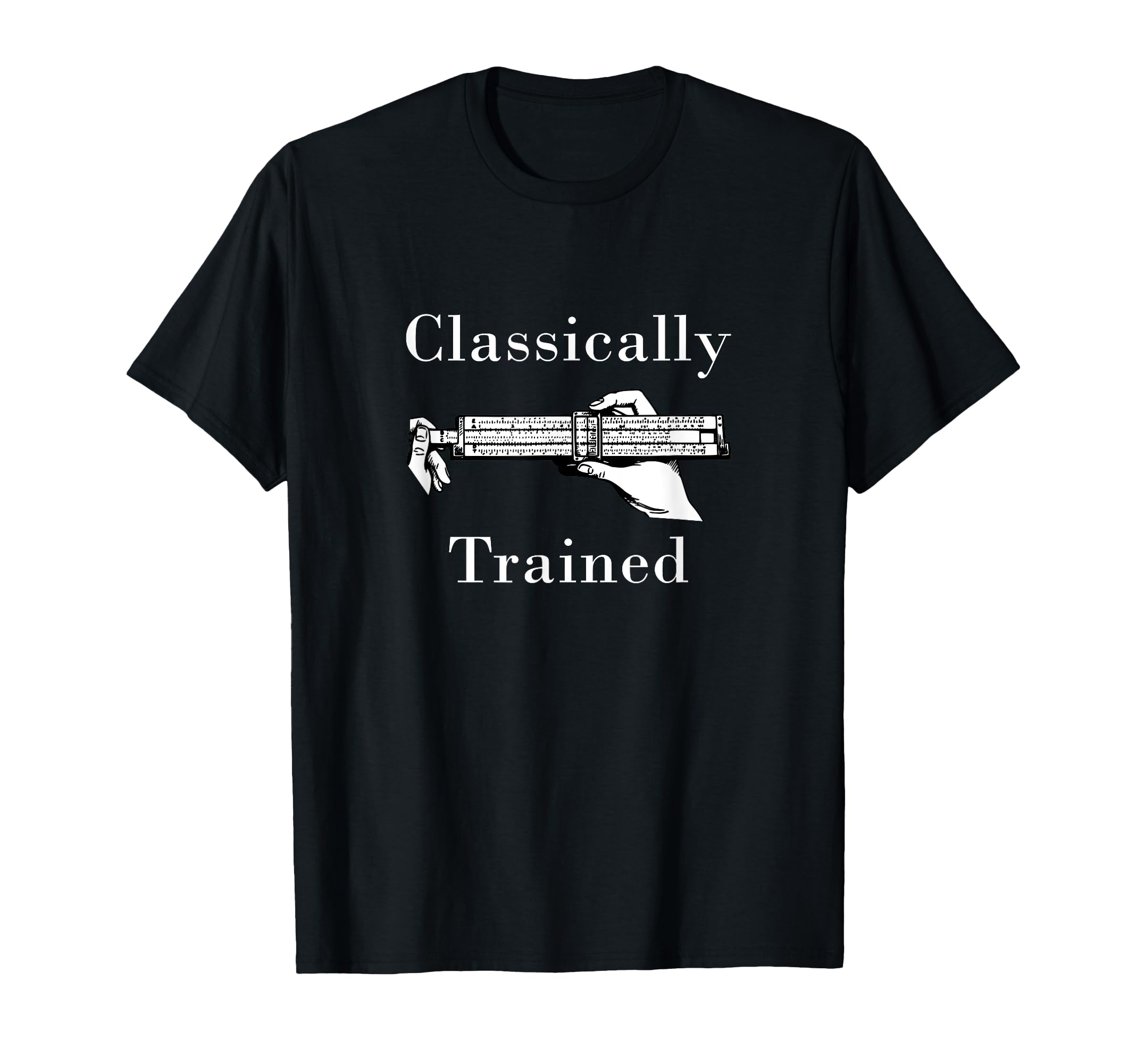 Vintage Slide Rule Classically Trained Student Instrument T-Shirt MALE ...