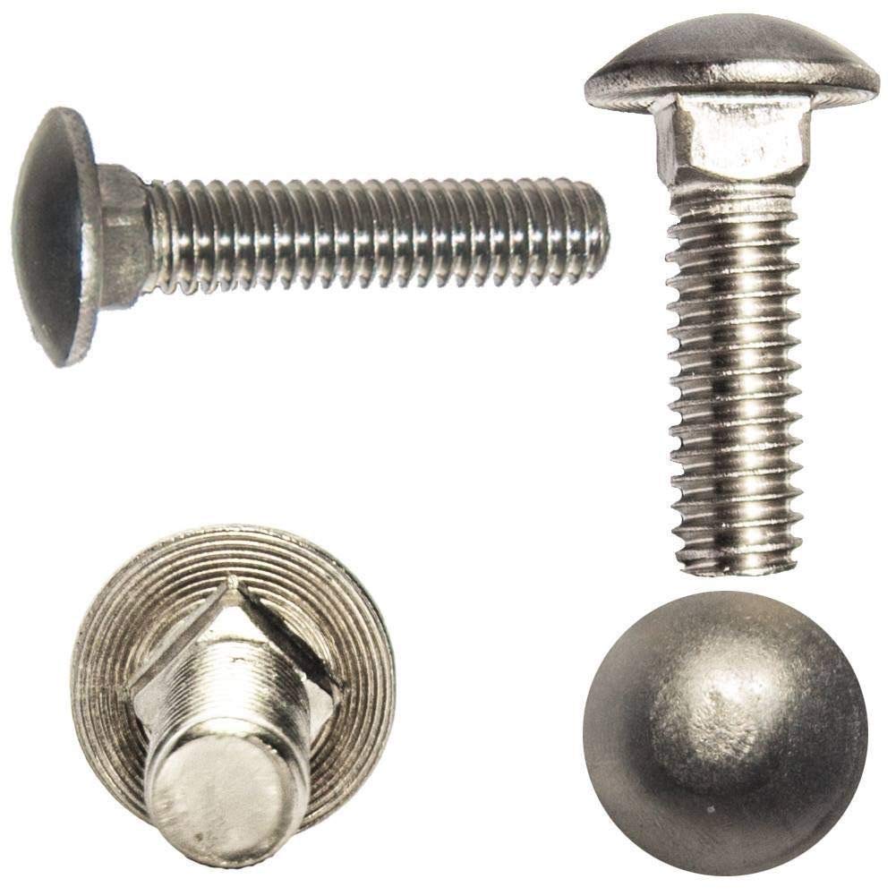 Carriage Bolt Stainless Steel 3 8 16 X 1 1 2 Qty 10