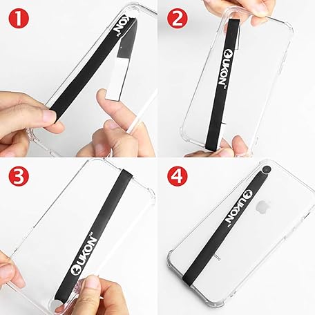 Mua UKON Reusable Phone Grip Removable Silicone Phone Strap Stretching ...