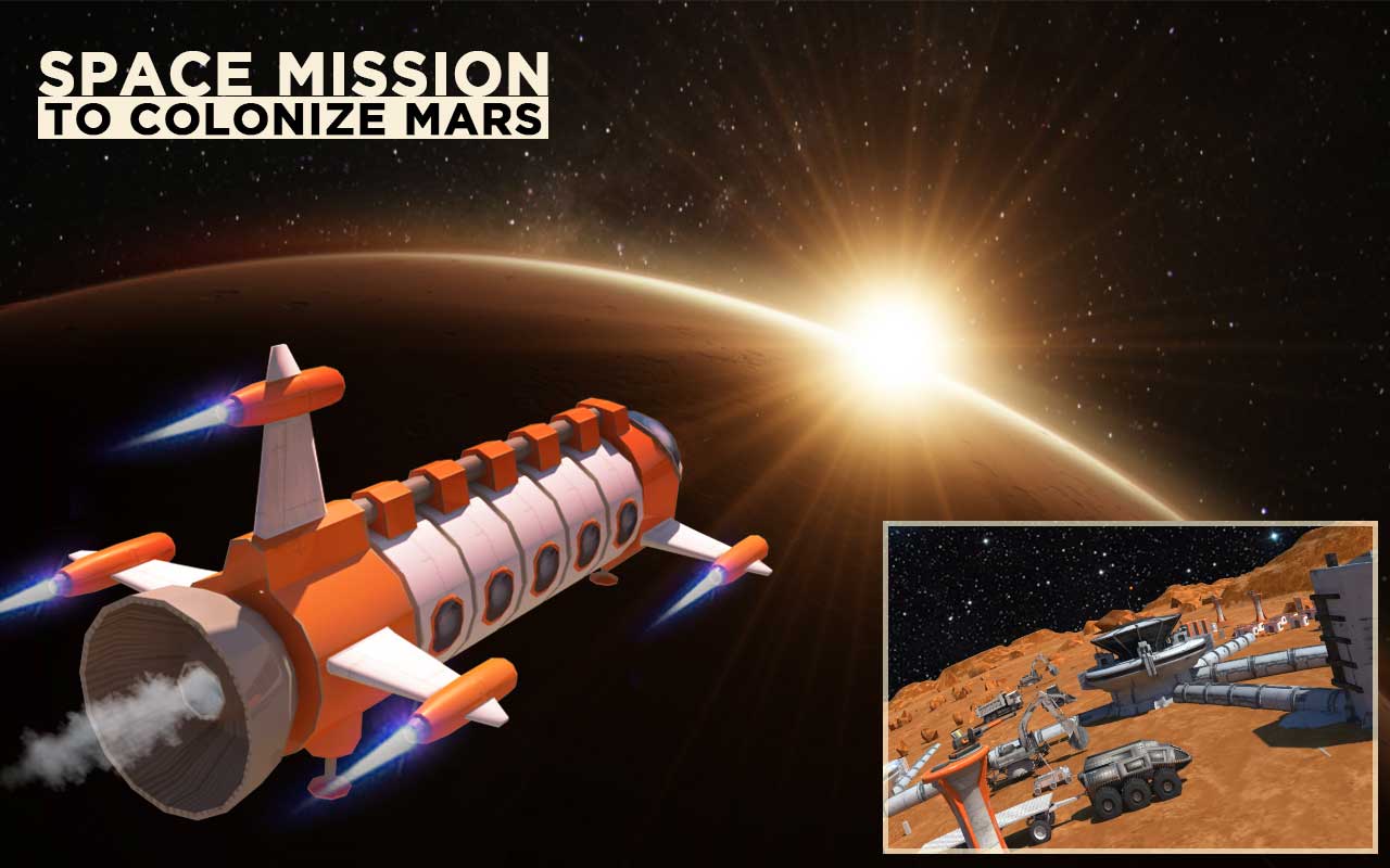 Space Station Construction Simulator 2018: Planet Mars Colony Survival ...