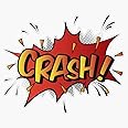 Amazon.com - Crash! Sticker Vinyl Bumper Sticker 6 Mil Thick - Size 5"