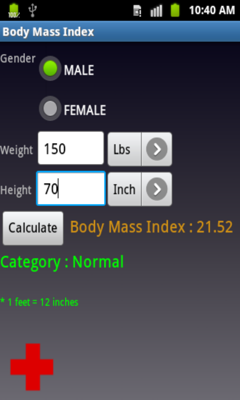 Body Mass Index Calculator:Amazon.com:Appstore for Android