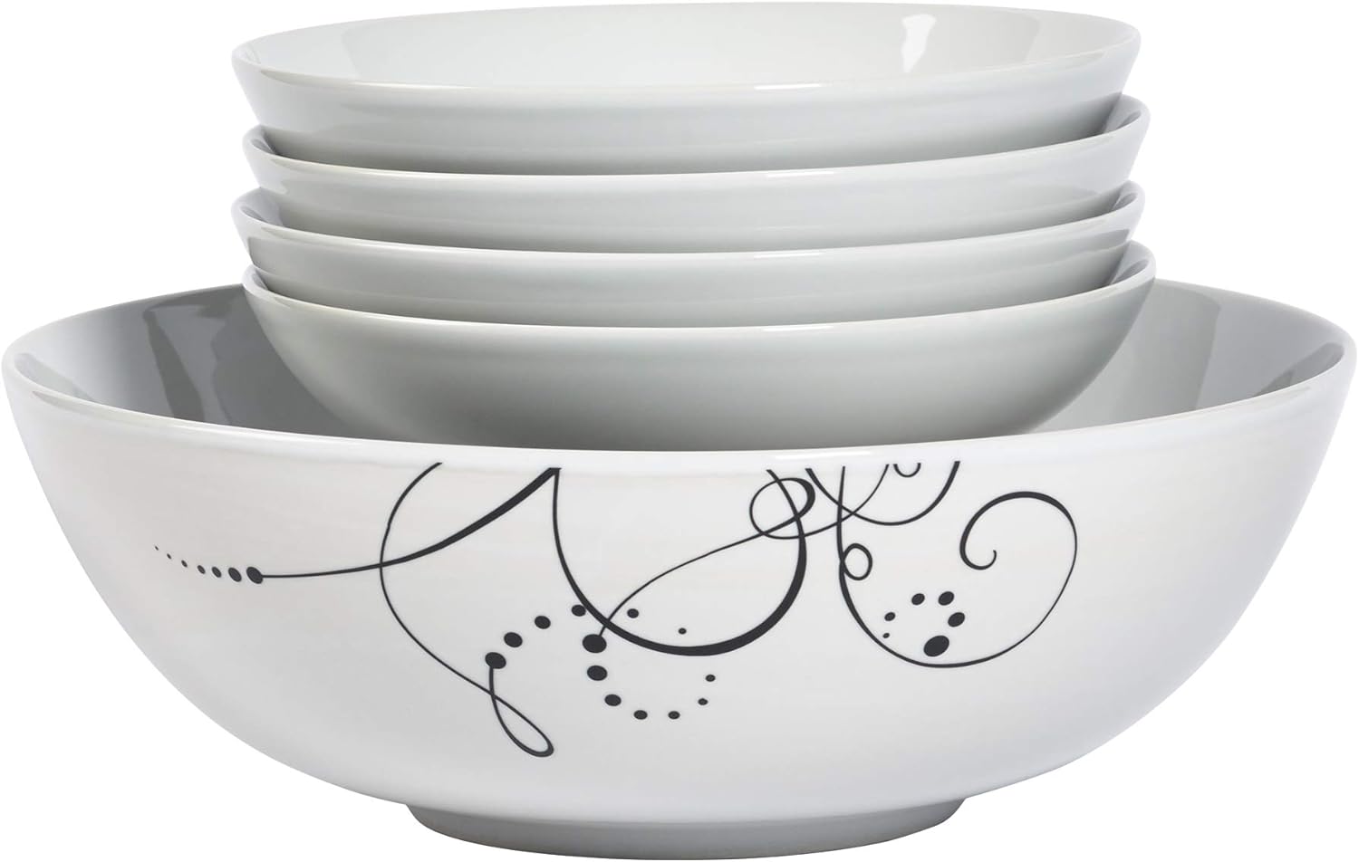 5-Pc Pescara Round Pasta Set: Amazon.ca: Home & Kitchen