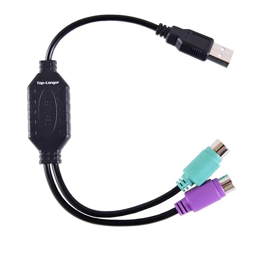 USB-A MALE TO PS2 FEMALE ADAPTER - USB TO PS2: Amazon.co.uk: Computers ...