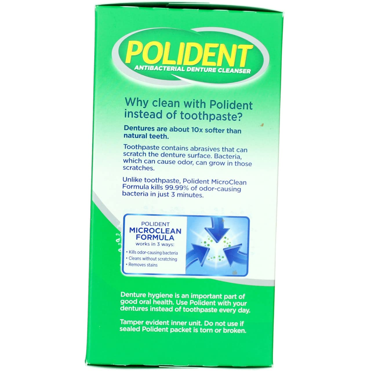 Mua Polident Overnight Whitening Antibacterial Denture Cleanser ...